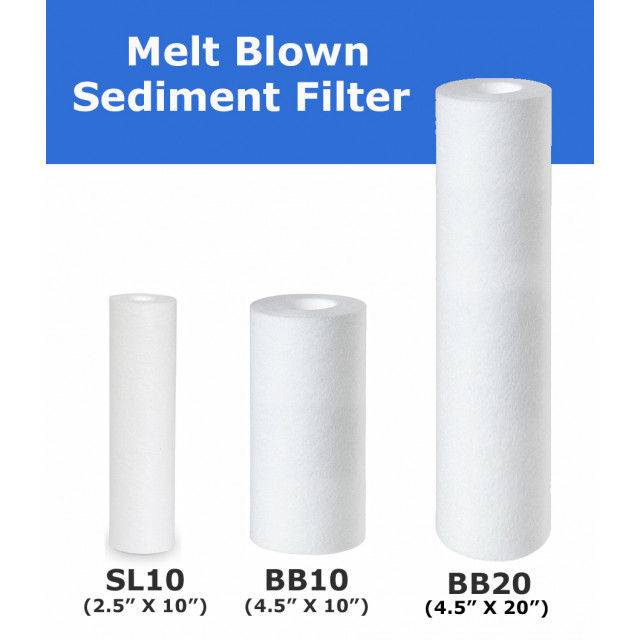 Melt blown 5 micron Sediment Filter